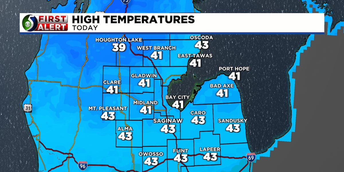 Clouds Stay Through Wednesday With Seasonable Temperatures Midweek